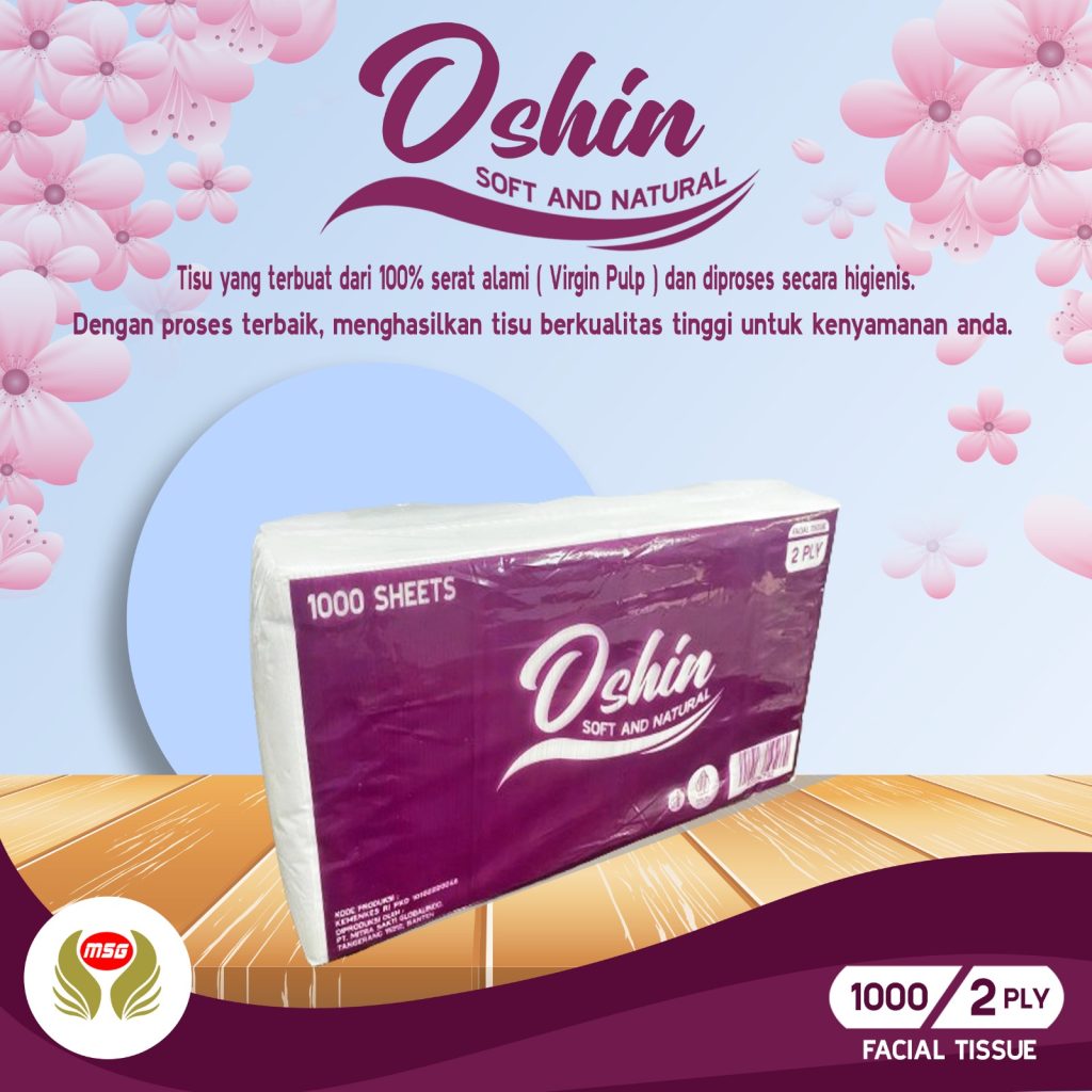 Oshin Family Facial Tissue – 1000 – Mitra Sakti Globalindo