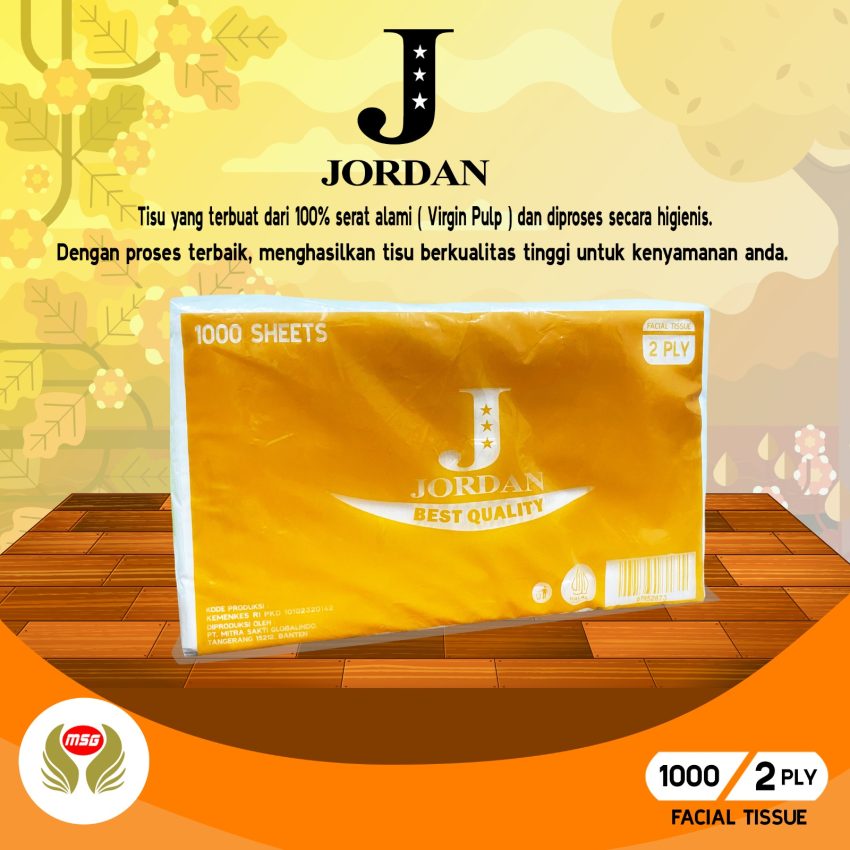 Jordan Family Facial Tissue 1000 – Mitra Sakti Globalindo